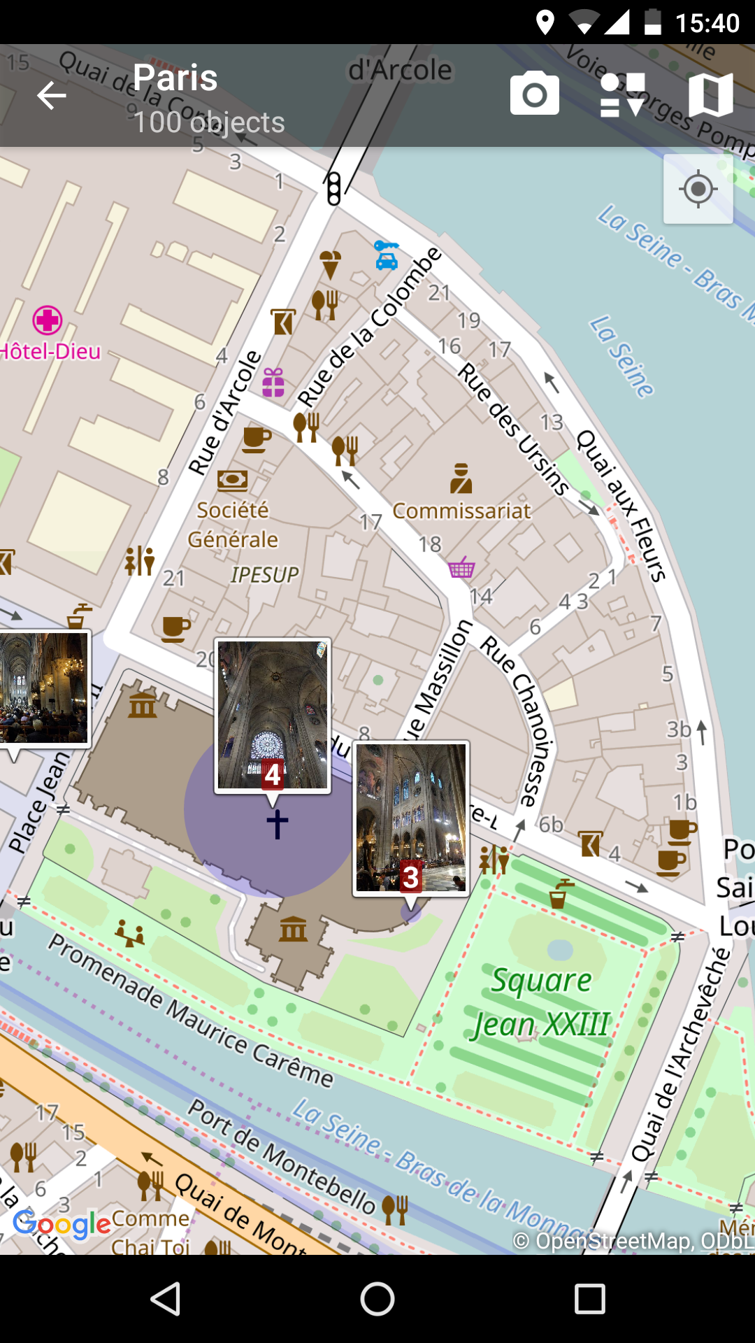 High Resolution OpenStreetMap With Offline Availability Organizing