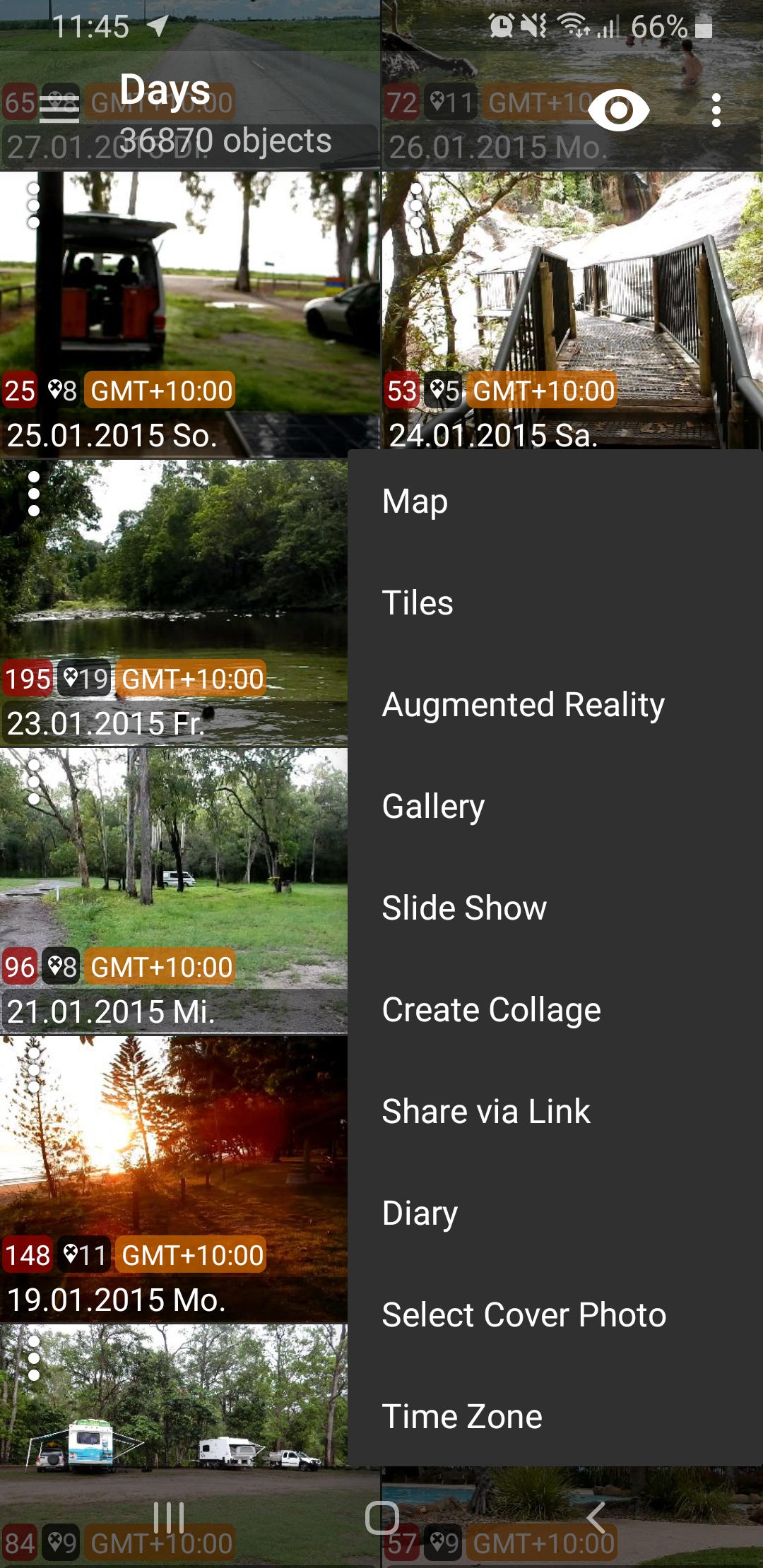 Traveling Between Time Zones (2) – Organizing Photos on Android